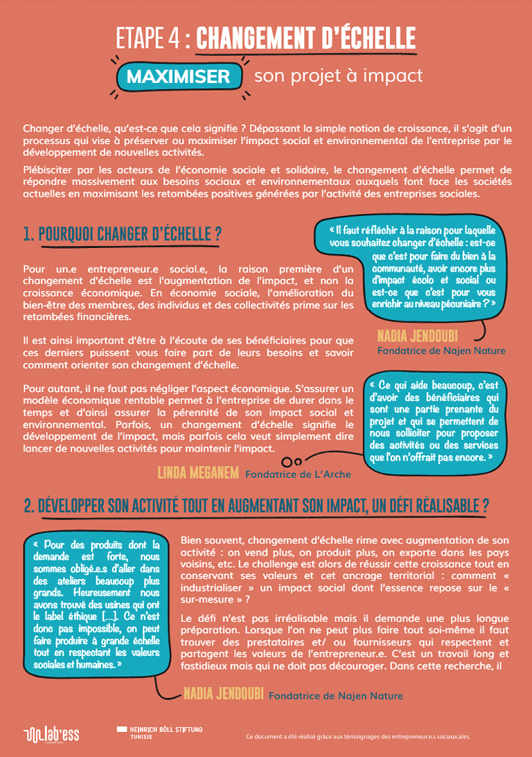 Fiche synthétique changement d'échelle - Labess